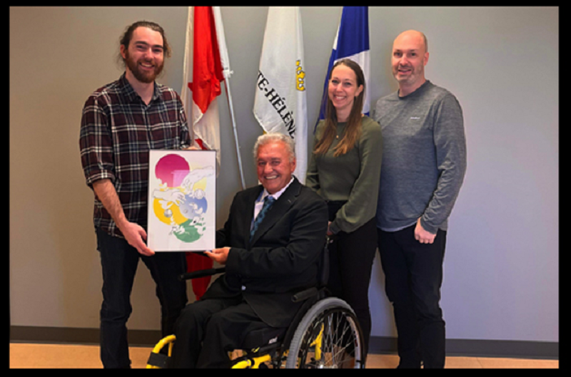 Une oeuvre à l'image du Comité des loisirs Ste-Hélène-de-Bagot